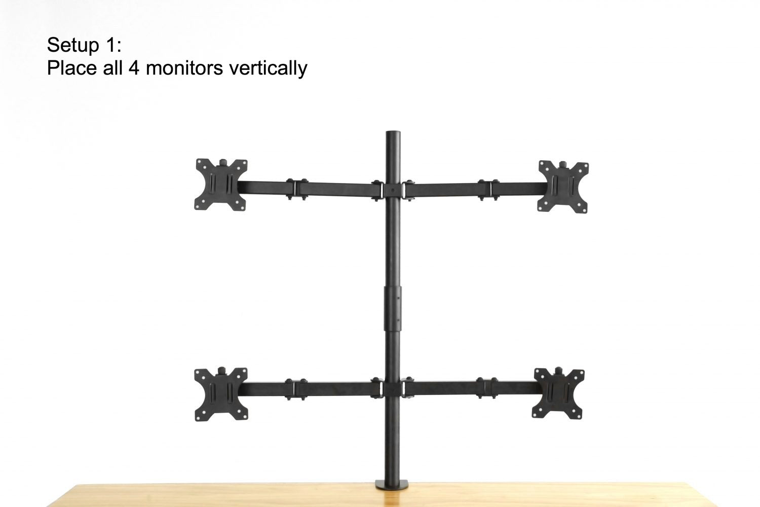 Quad Monitor Mount | DeskRiser.com