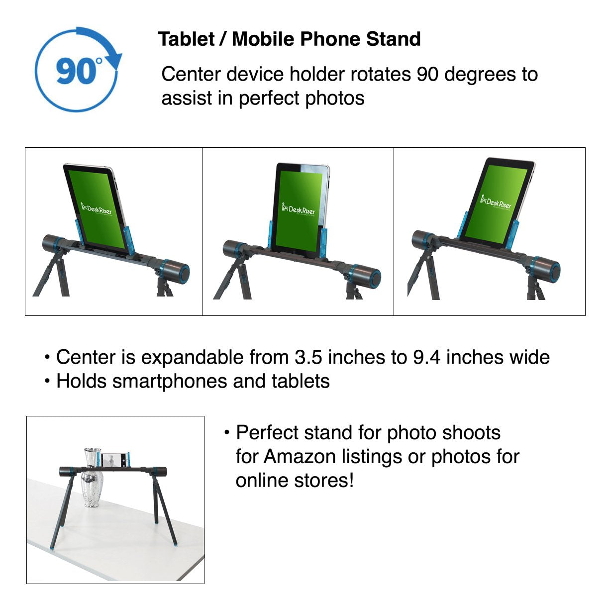 iPad Riser | Tablet Stand from DeskRiser.com