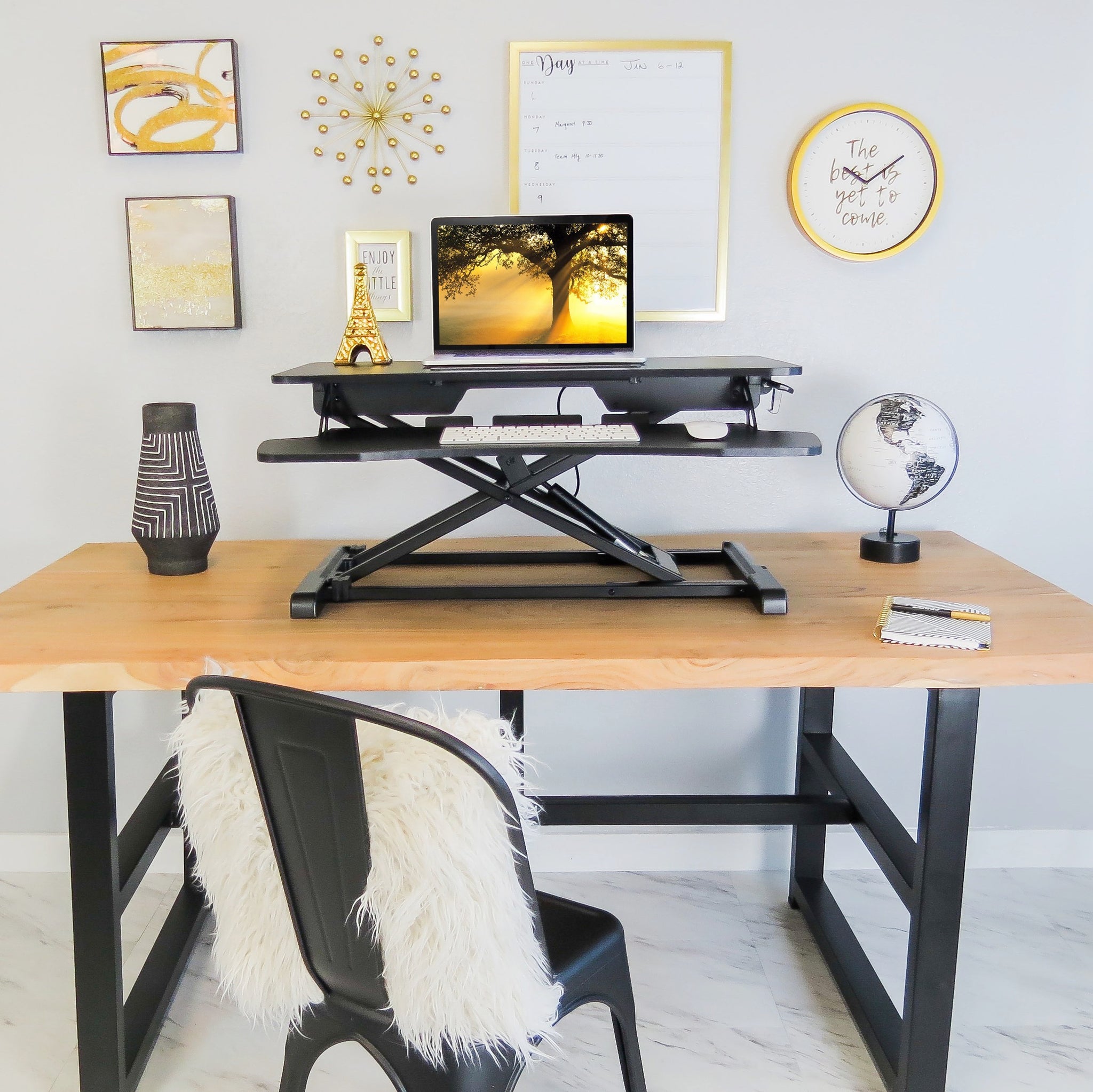 Desk Riser 32X Standing Desk Converter | DeskRiser.com