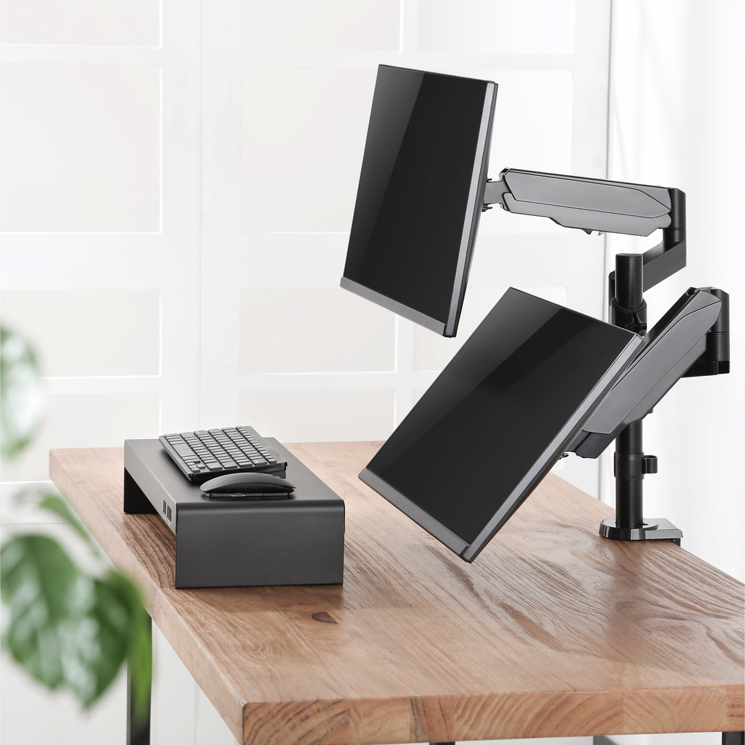 Elevator Dual Monitor Arms | On Sale at DeskRiser.com